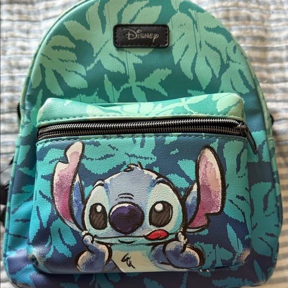 Loungefly | Accessories | Loungefly Disney Stitch Kids Backpack Green ...